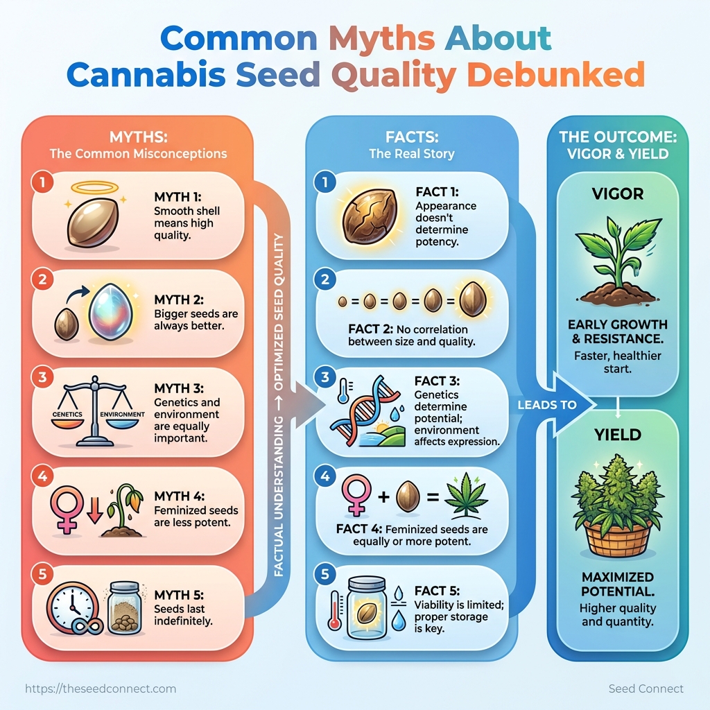 Common Myths About Cannabis Seed Quality Debunked - Cannabis Growers Blog