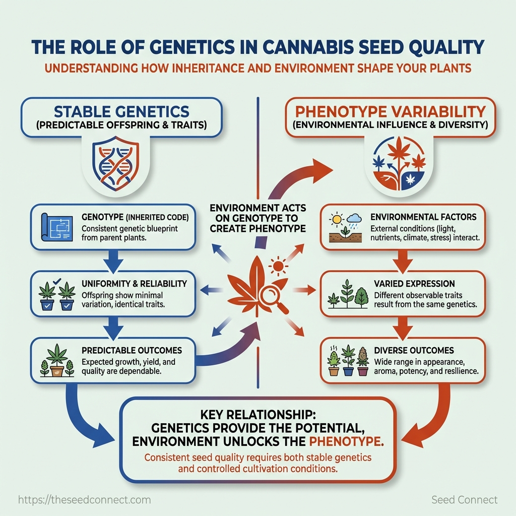 The Role of Genetics in Cannabis Seed Quality - Cannabis Growers Blog