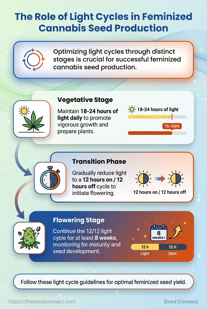 The Role of Light Cycles in Feminized Cannabis Seed Production - Seed ...